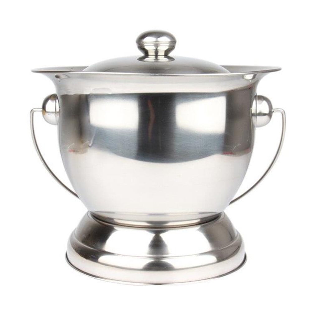 Himition 1PC Thick Portable Spittoon with Cover Urine Pail Urine Bedpan ...