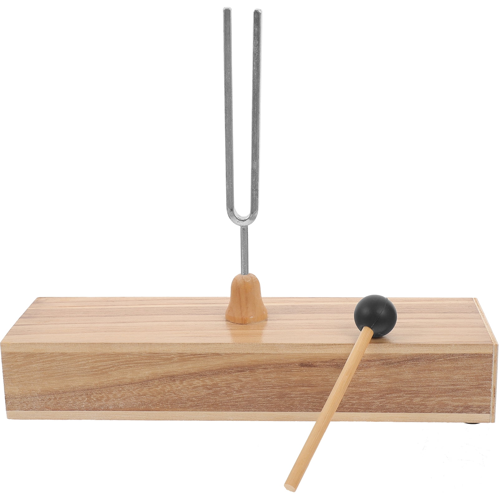 Himition 1Pc 256 HZ Tuning Fork with Wooden Resonance Box Knocker ...