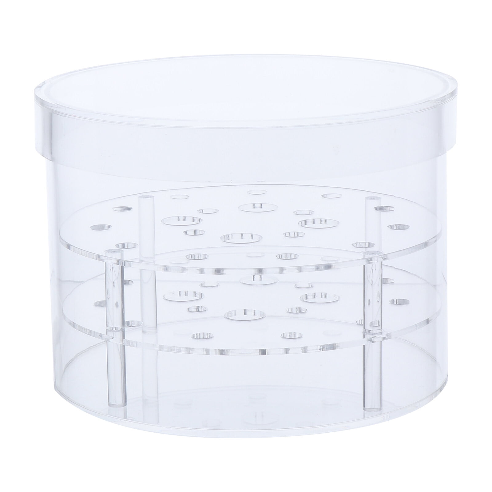 Himition 1pc Rose Flower Storage Box Acrylic Transparent Empty ...