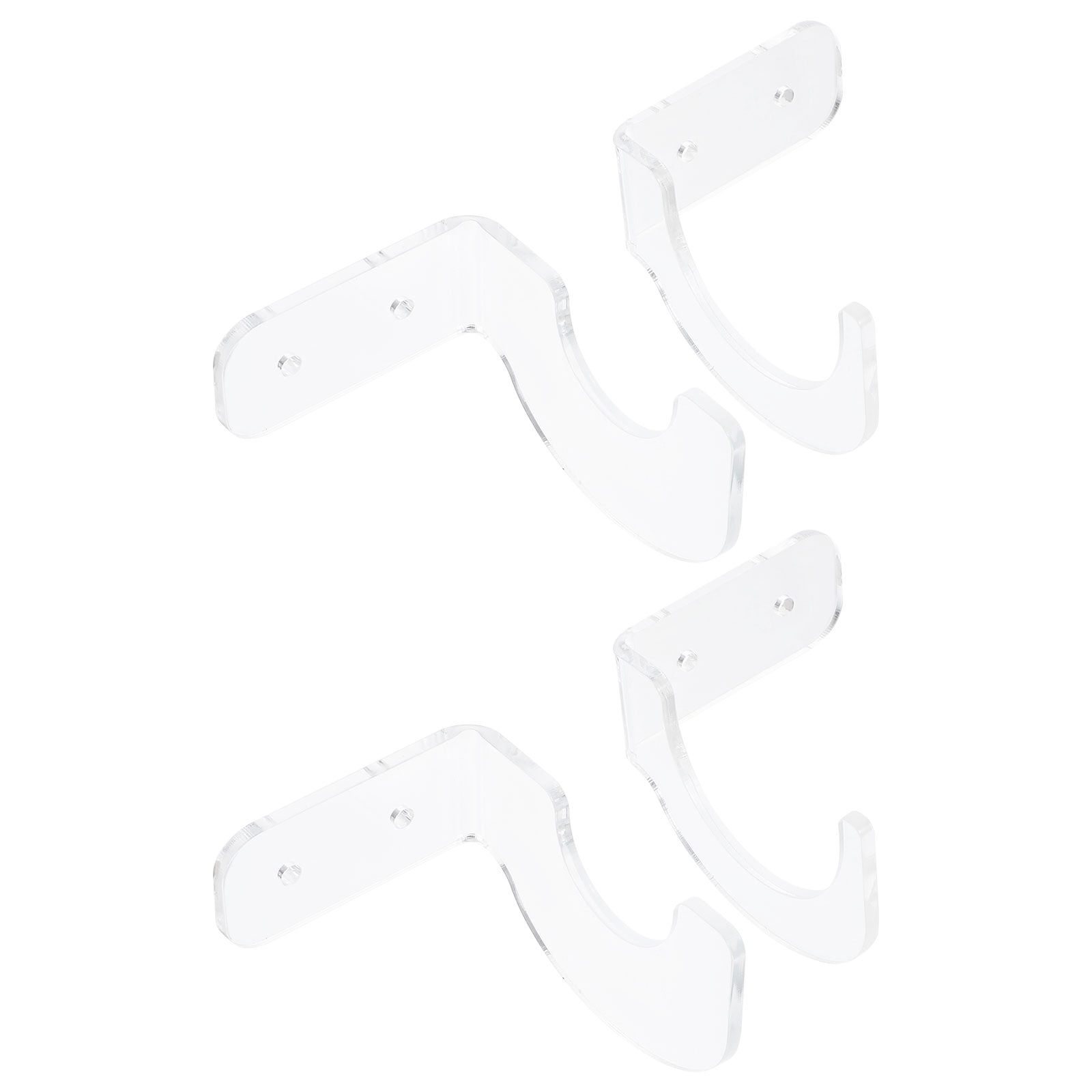 Himition 2 Pairs of Acrylic Baseball Bat Display Racks Bat Display ...