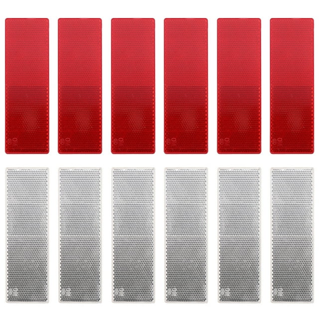 Himition 20 Pcs Car Reflectors Vehicle Adhesive Reflectors Auto Plastic ...