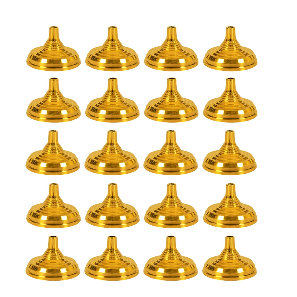 Himition 20pcs Gold Plated Plastic Flag Bracket Holder Creative Flag ...