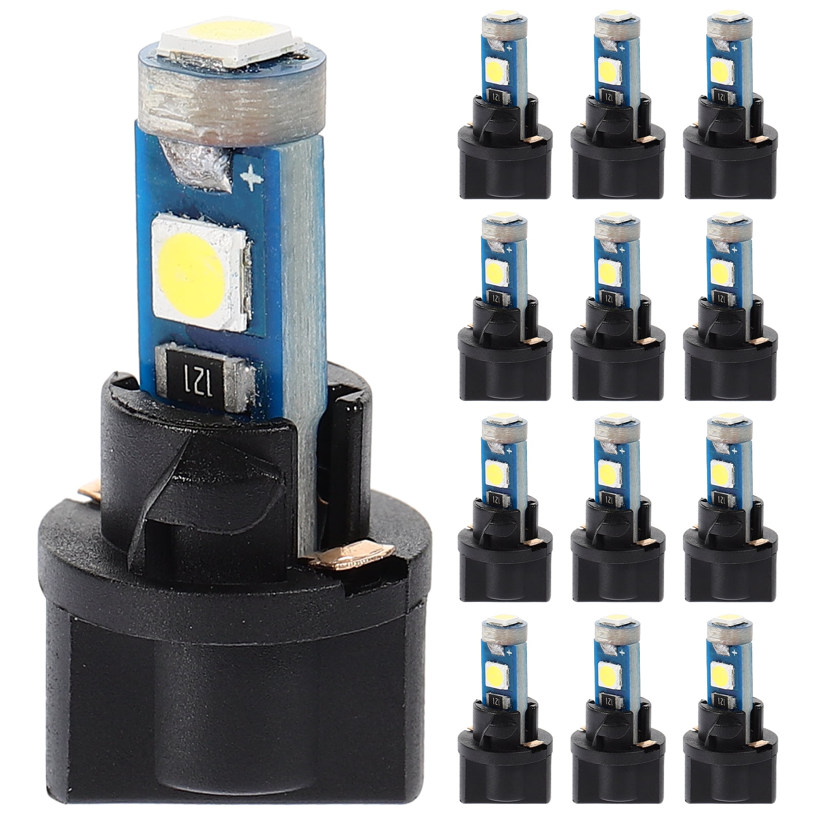 Himition 20pcs Instrument Cluster Bulb T5 Base Instrument Panel Light ...
