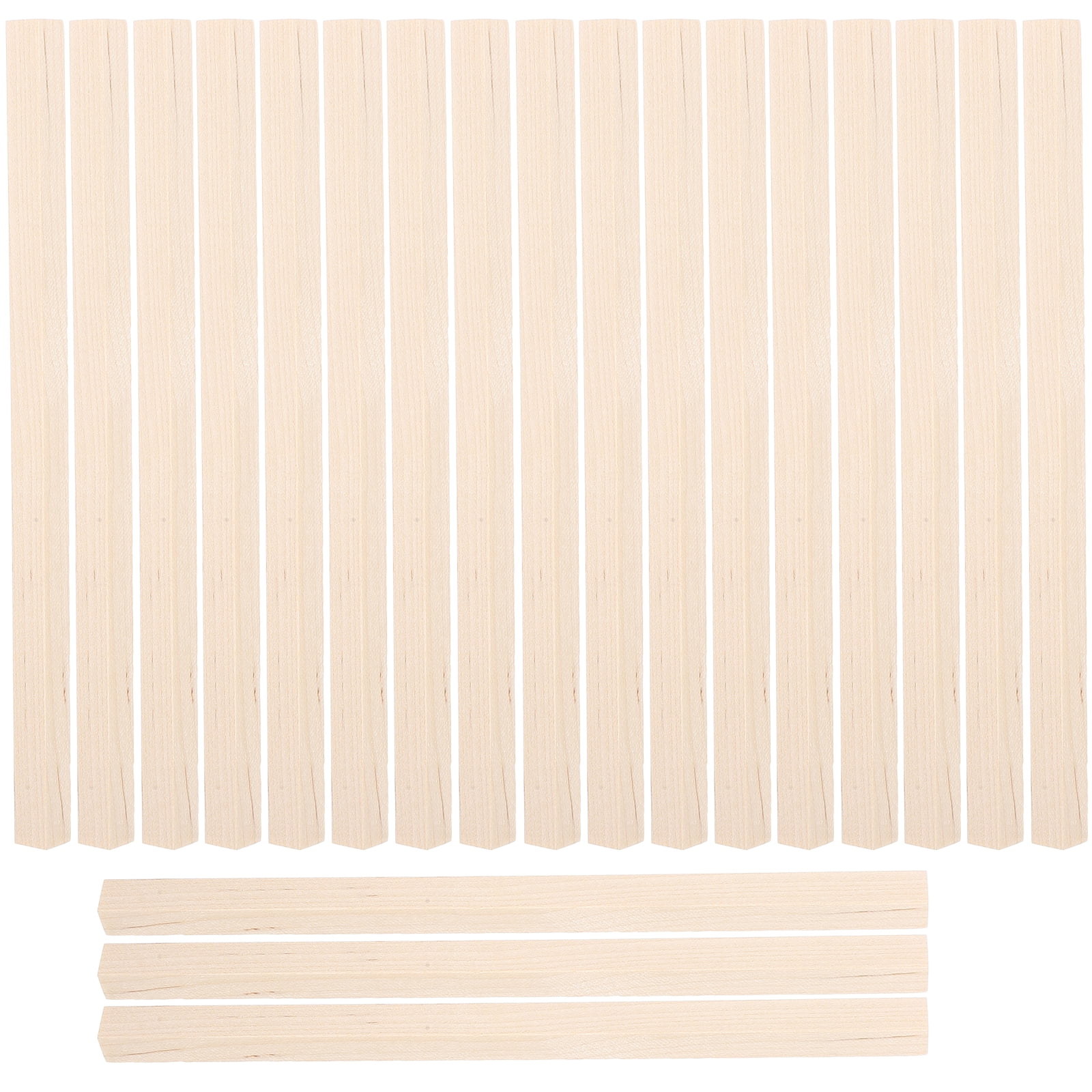 Himition 20pcs Unfinished Wooden Square Dowels For Crafts Unpainted ...