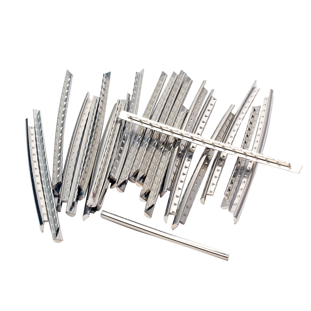 Himition 24PCS 24 Fret Metal Guitar Fret Wire 2.9mm Electric Bass ...