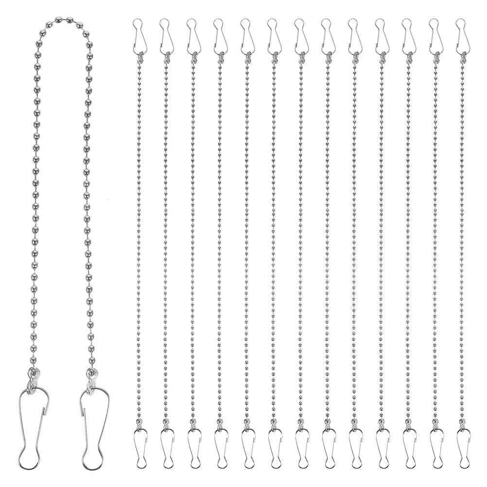 Himition 24pcs Hanging Chains Garden Plant Hangers Metal Billboards ...