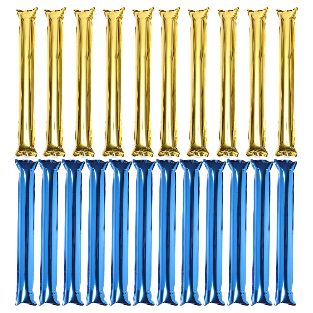 Himition 24pcs Inflatable Cheerleading Sticks Thunder Sticks Noise ...