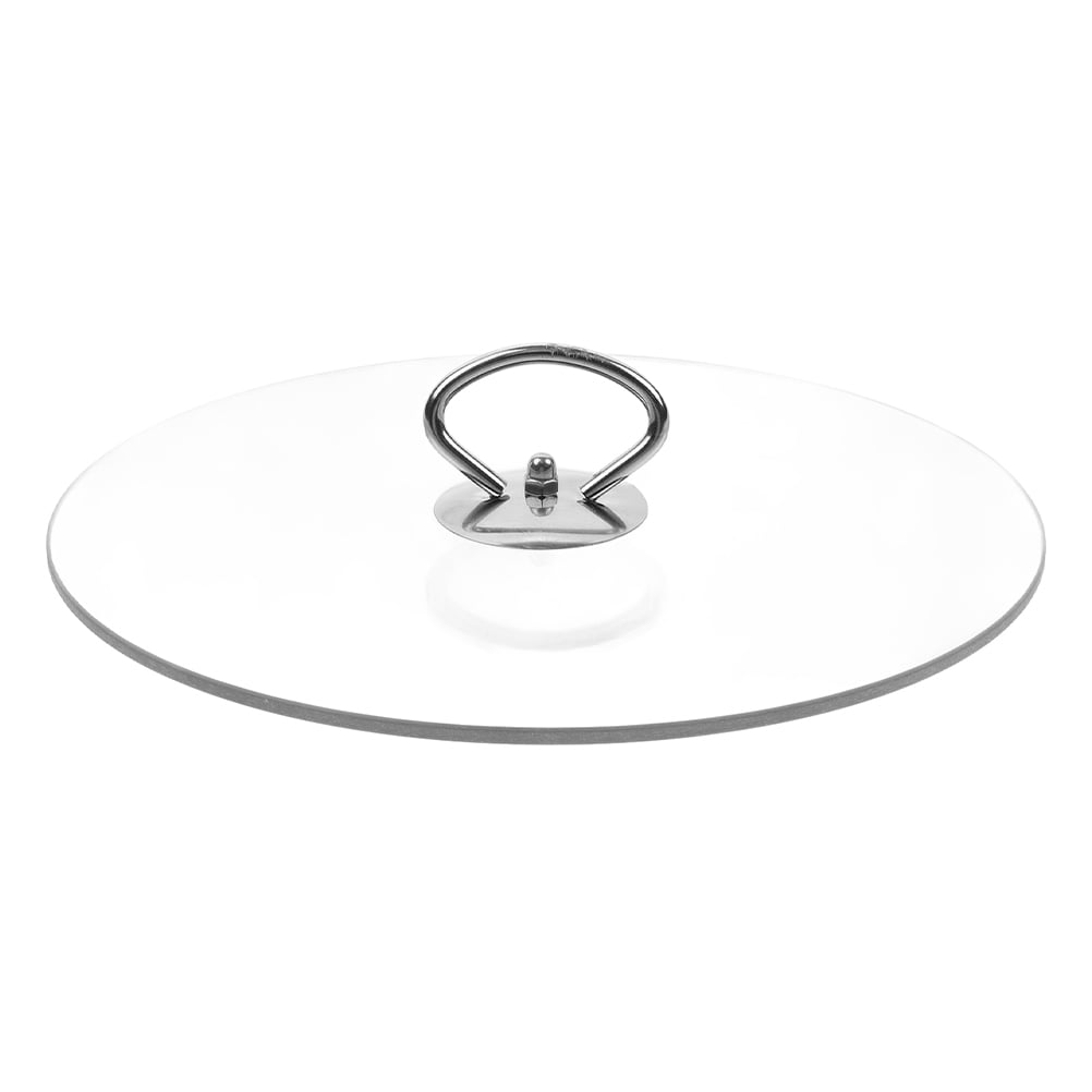 Himition 27cm Glass Universal Pot Lid Cover Microwave Plate Glass Cover ...