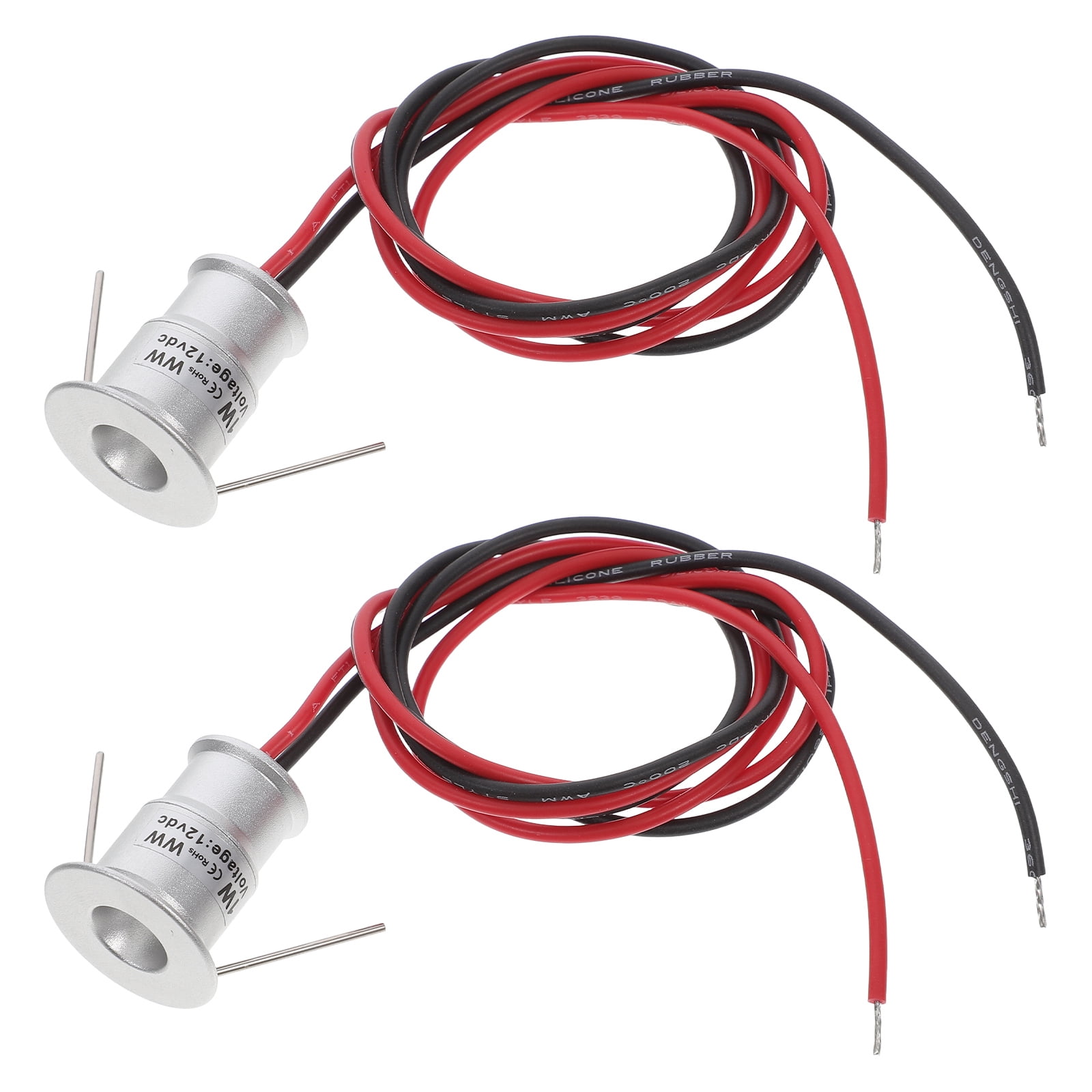 Himition 2PCS Mini LED Spot Lights DC12V 1W Cabinet Lights Mini ...