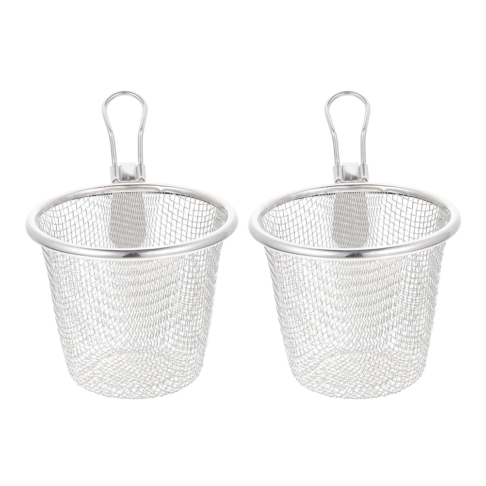 Himition 2Pcs Mesh Pasta Noodles Pasta Stainless Steel Strainers Mesh ...