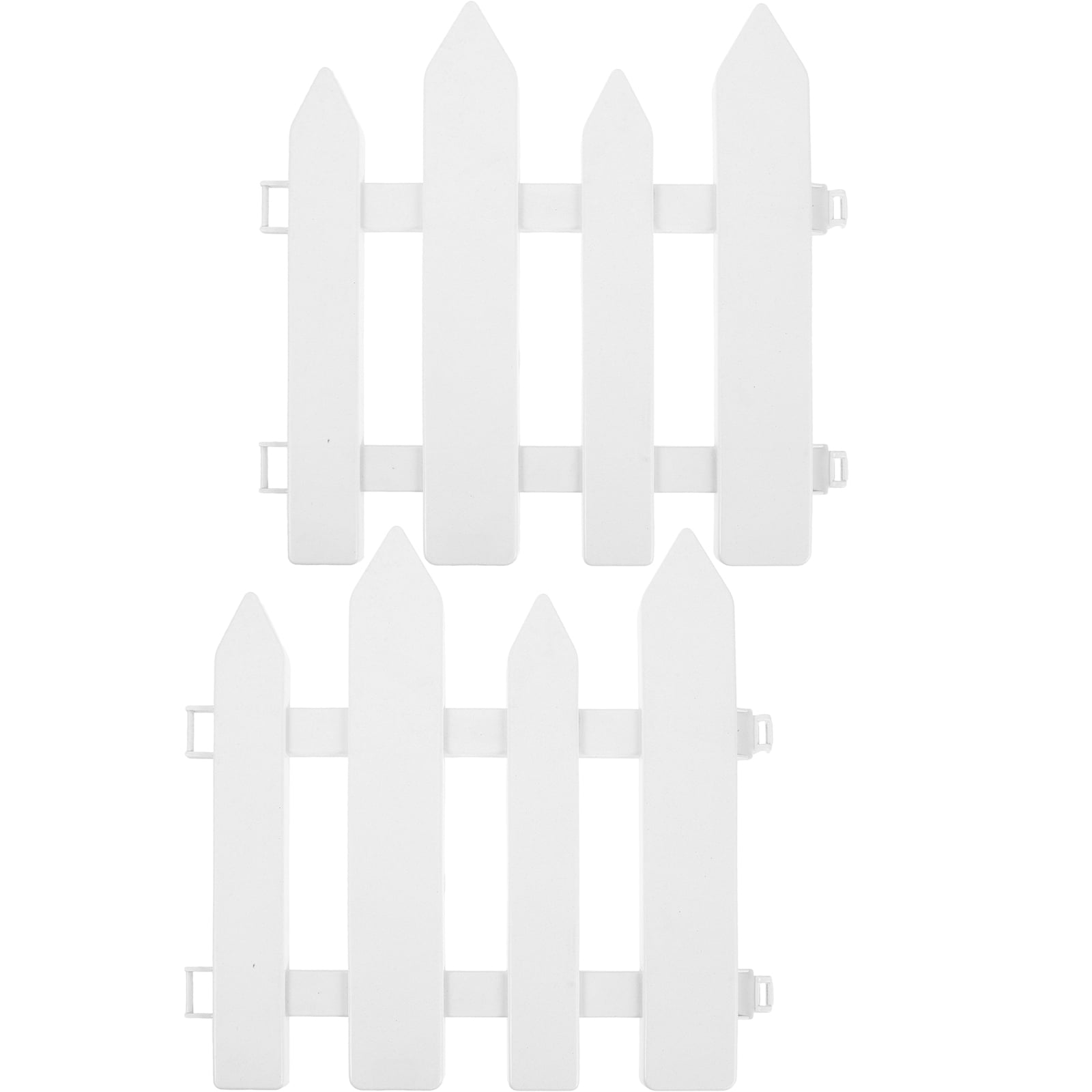 Himition 2Pcs Multi-use Garden Edging Border Plastic Plant Fence ...