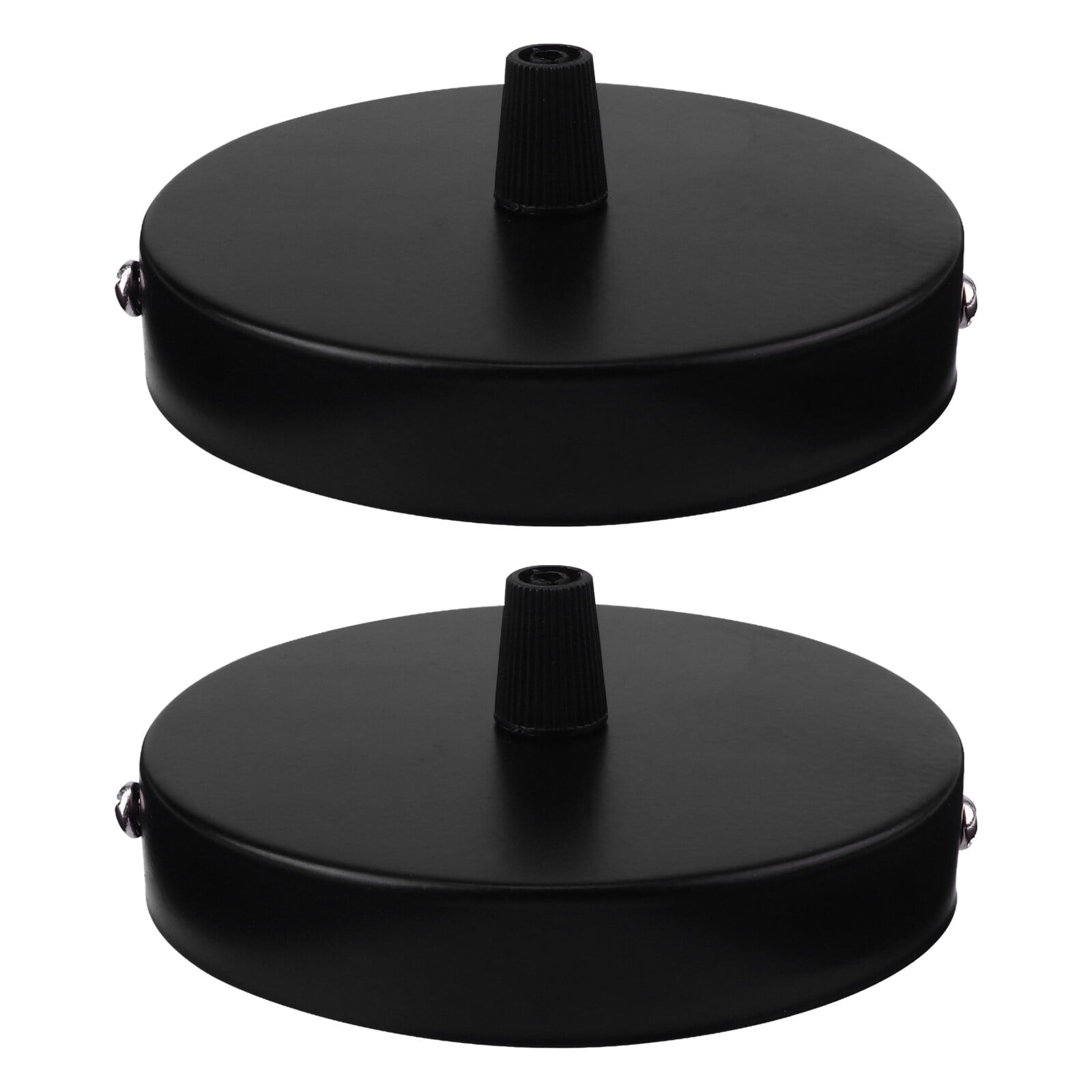 FELTECHELECTR Pendant Ceiling Plate Round Light Fixation Black 2Set ...