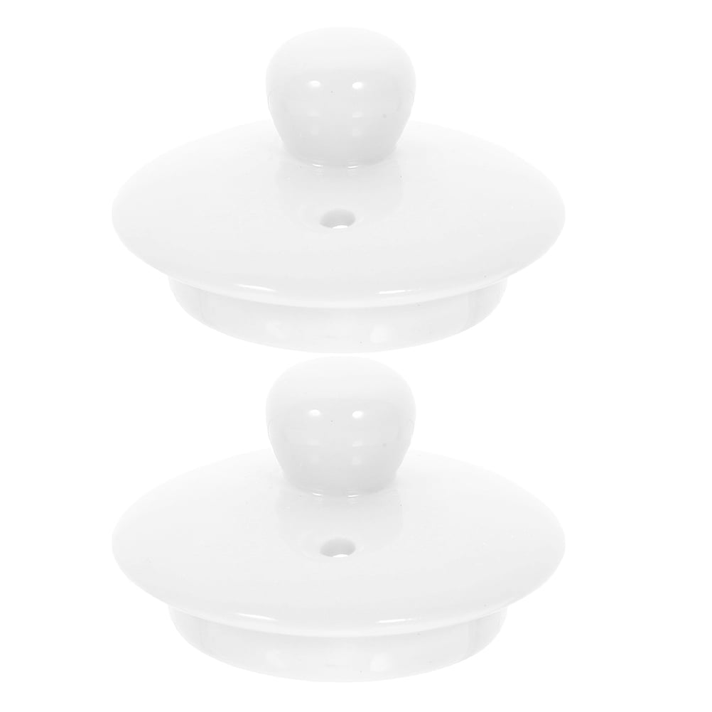 Himition 2pcs Ceramic Teapot Lid Replacement Vintage Style Porcelain ...