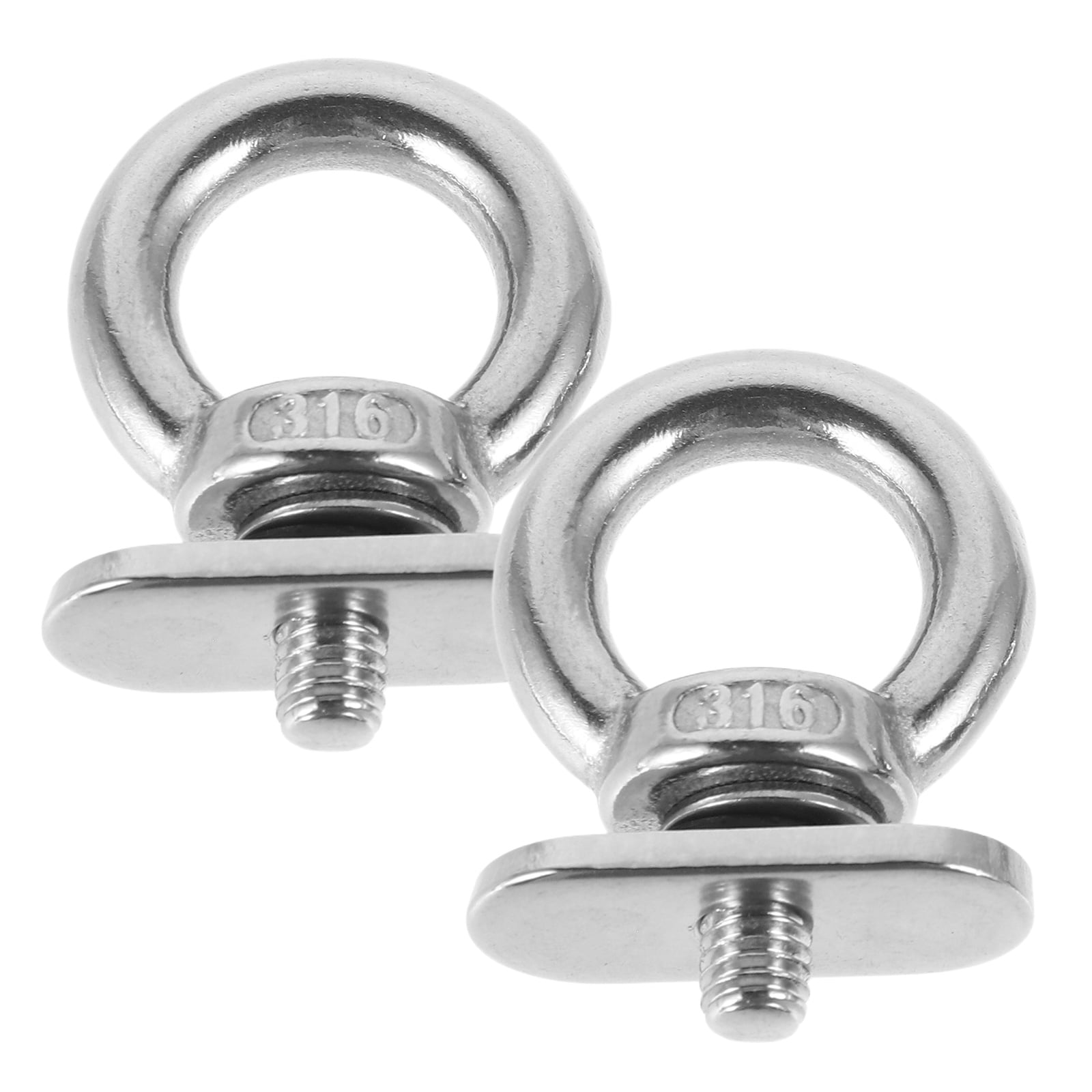 Himition 2pcs Kayak Eyelet Stainless Steel Eyelet Easy to Install Kayak ...