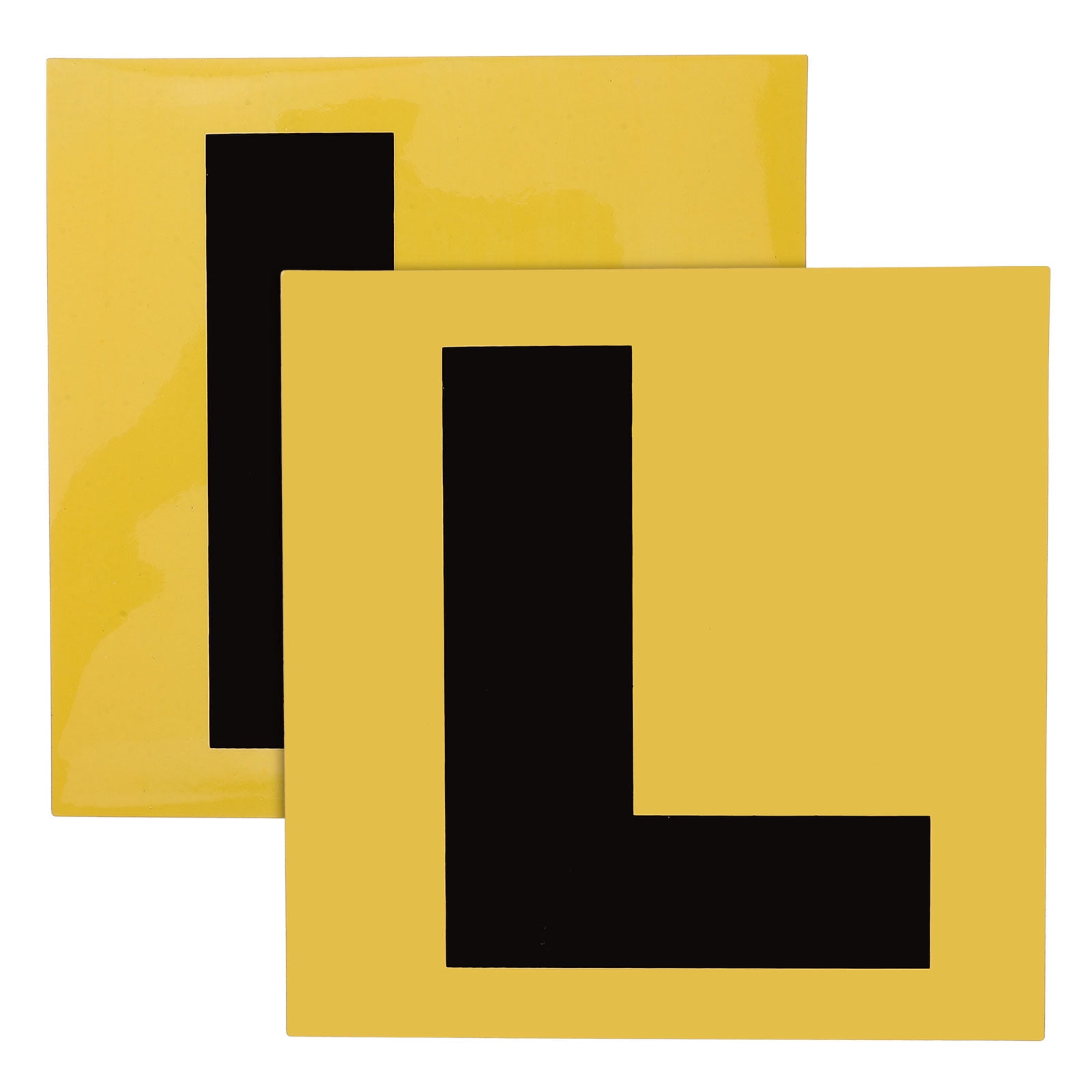 Himition 2pcs L Plate Stickers New Driver Car Stickers Removable ...