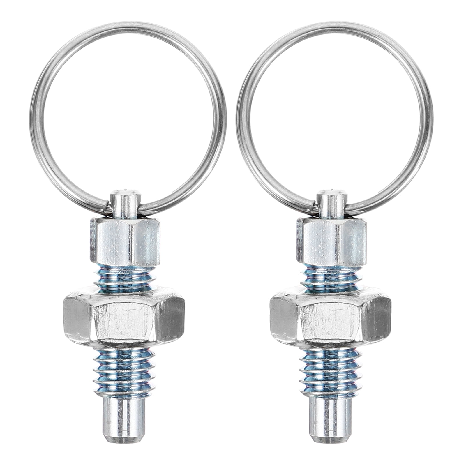 Himition 2pcs Locking Pins Non Lock-out Spring Plunger Pull Ring ...