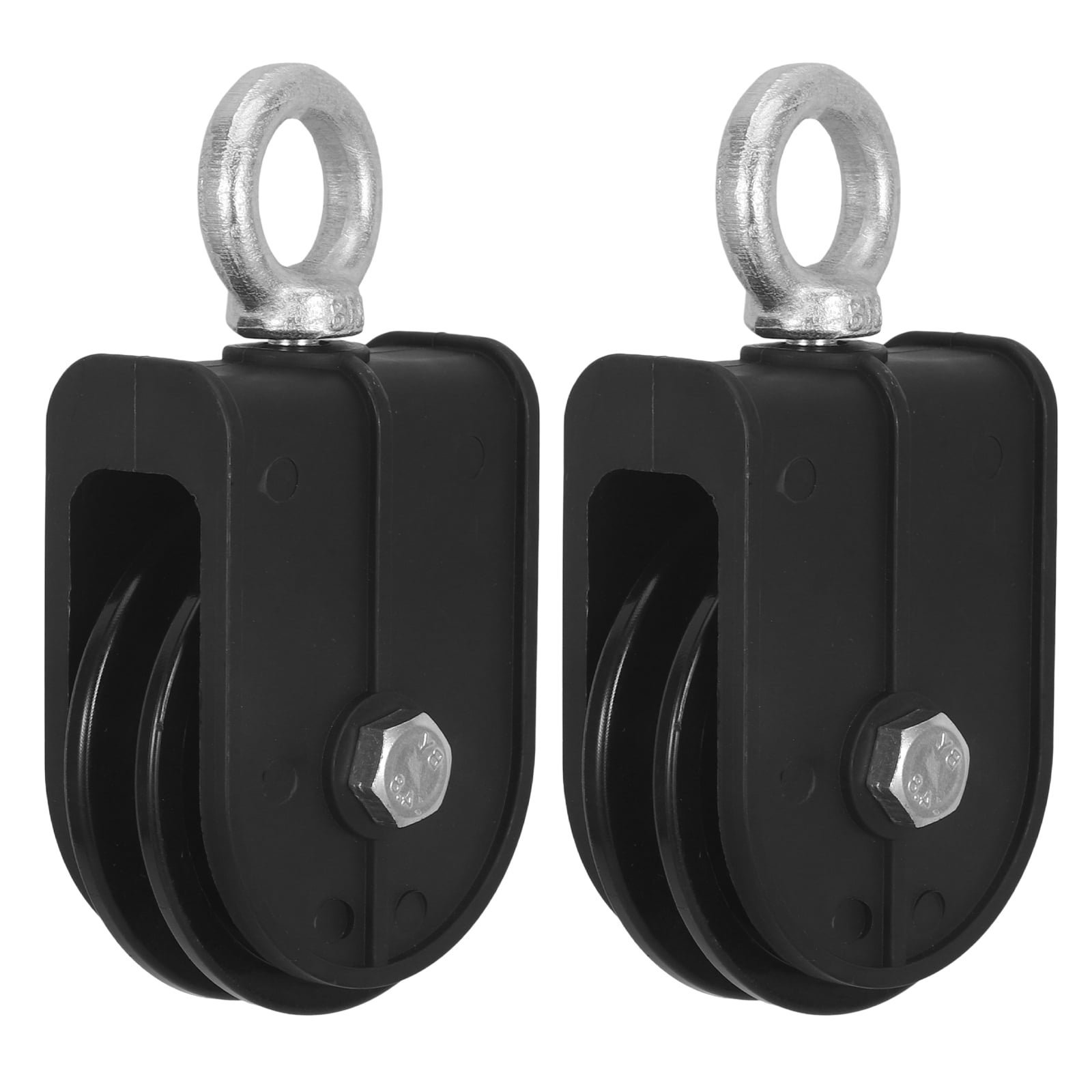 Himition 2pcs Pulley Block 70mm Cable Pulley Wheel Lifting Wheel Roller ...