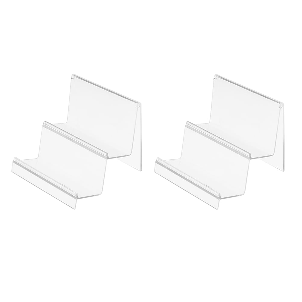 FELTECHELECTR Desktop Storage Rack Acrylic Transparent 2Set 5.3X3.7in ...