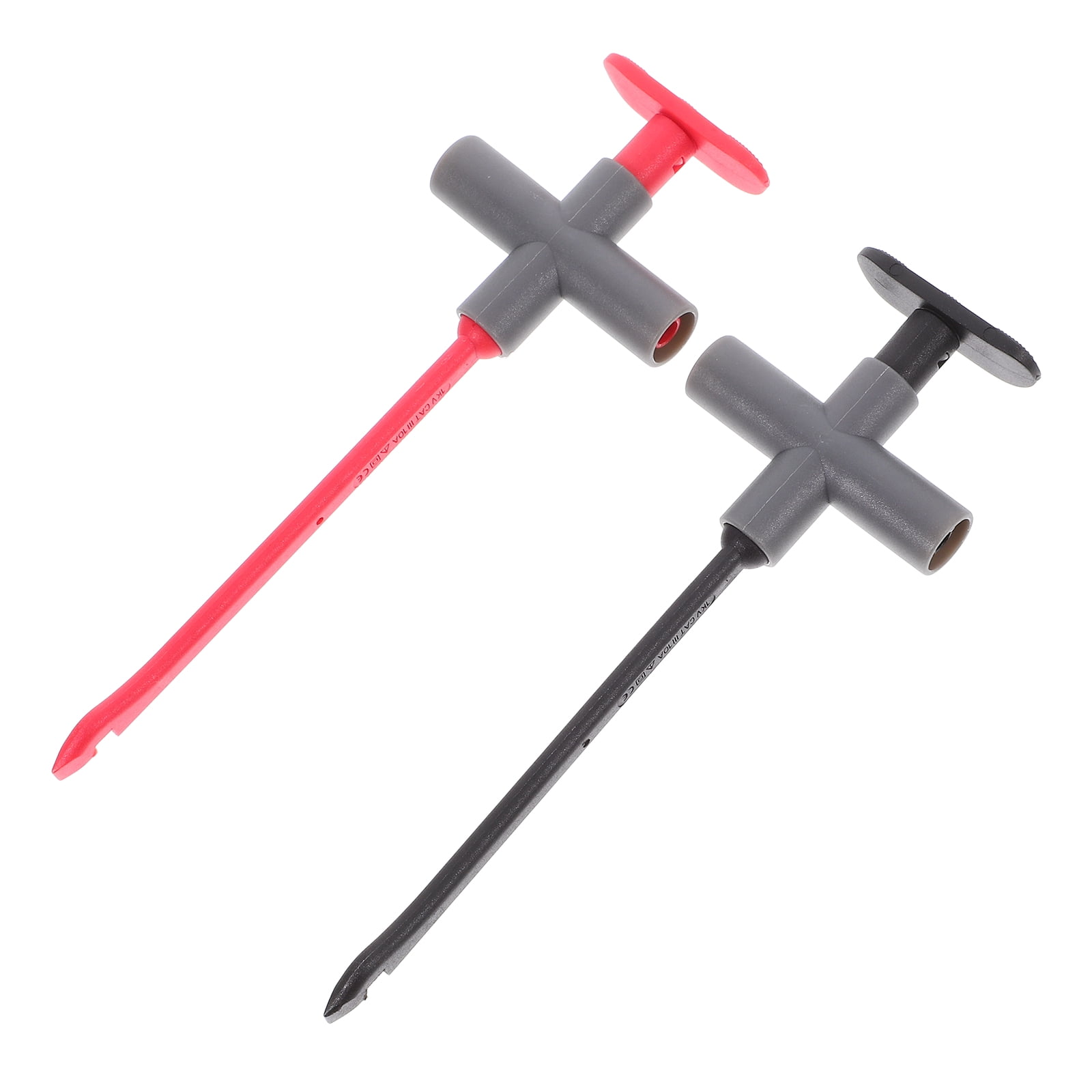 FELTECHELECTR Automotive Test Probe Red 2Pcs 5.6X1.9X0.4In - Walmart.com