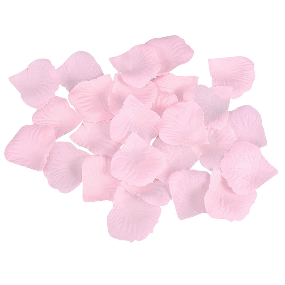 Himition 3000pcs Pink Simulate Petal Fabric Artificial Rose Flowers ...