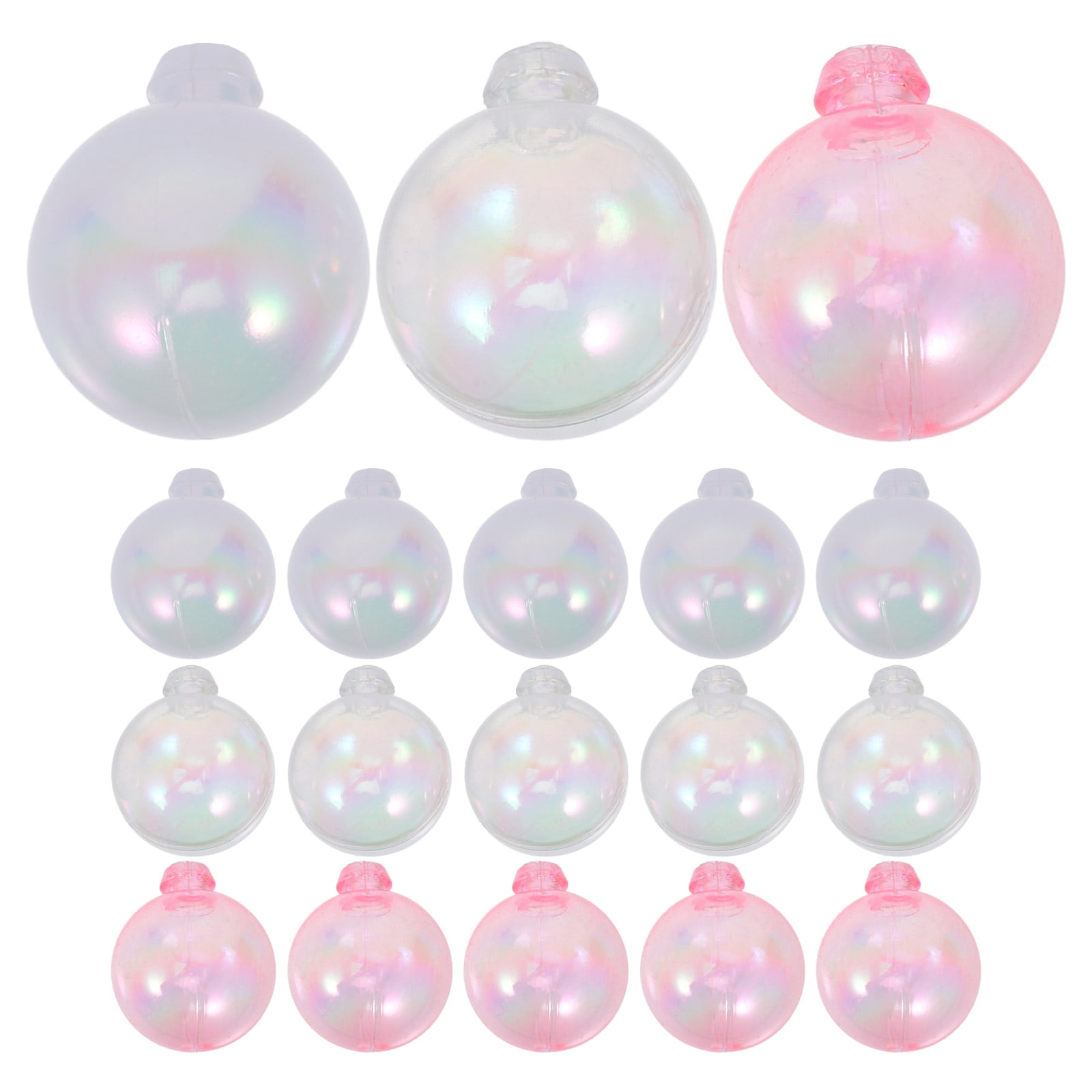 Himition 30pcs Cake Balls Birthday Cake Balls Clear Balls Cake Toppers ...