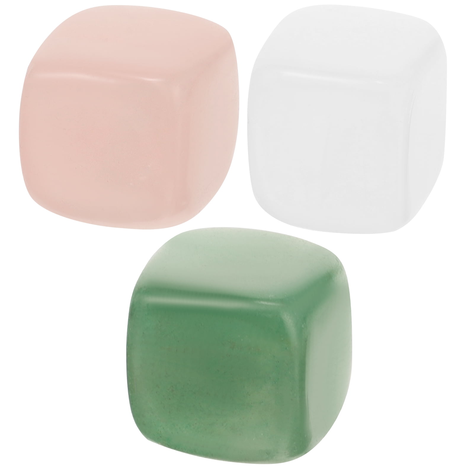 Himition 3Pcs Natural Tumbled Polished Stones Stones Home Decoration ...