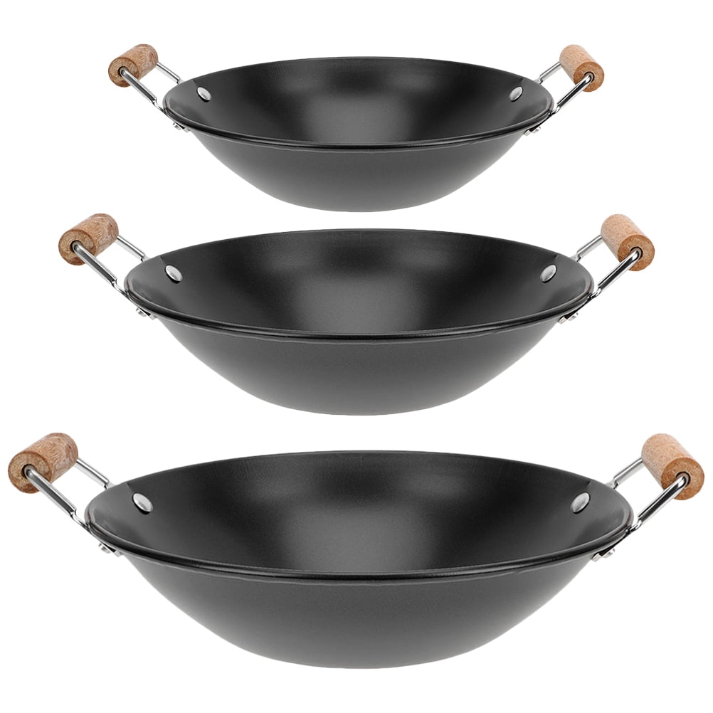 Himition 3pcs Household Cooking Pots Small Hot Pot Take-out Pots with ...