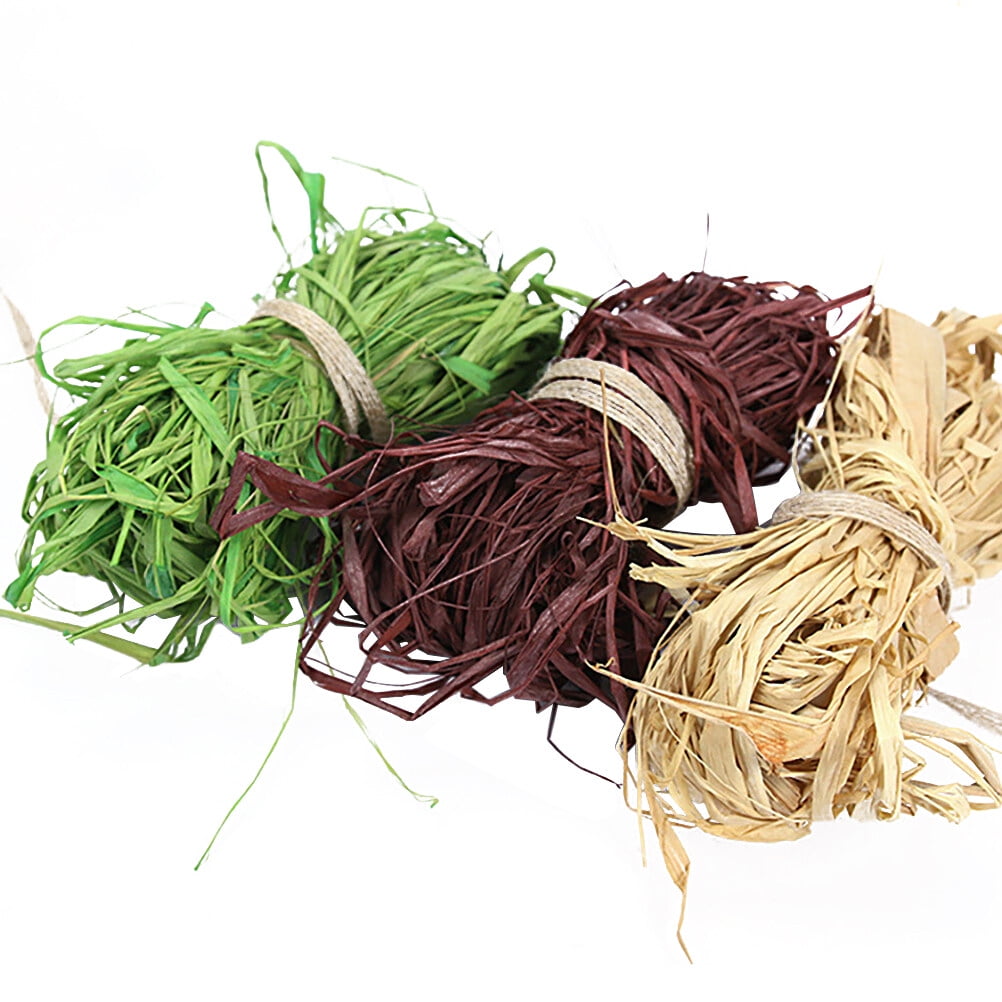 Himition 3pcs Natural Grass Filling Ropes Decoration Gift Packing ...