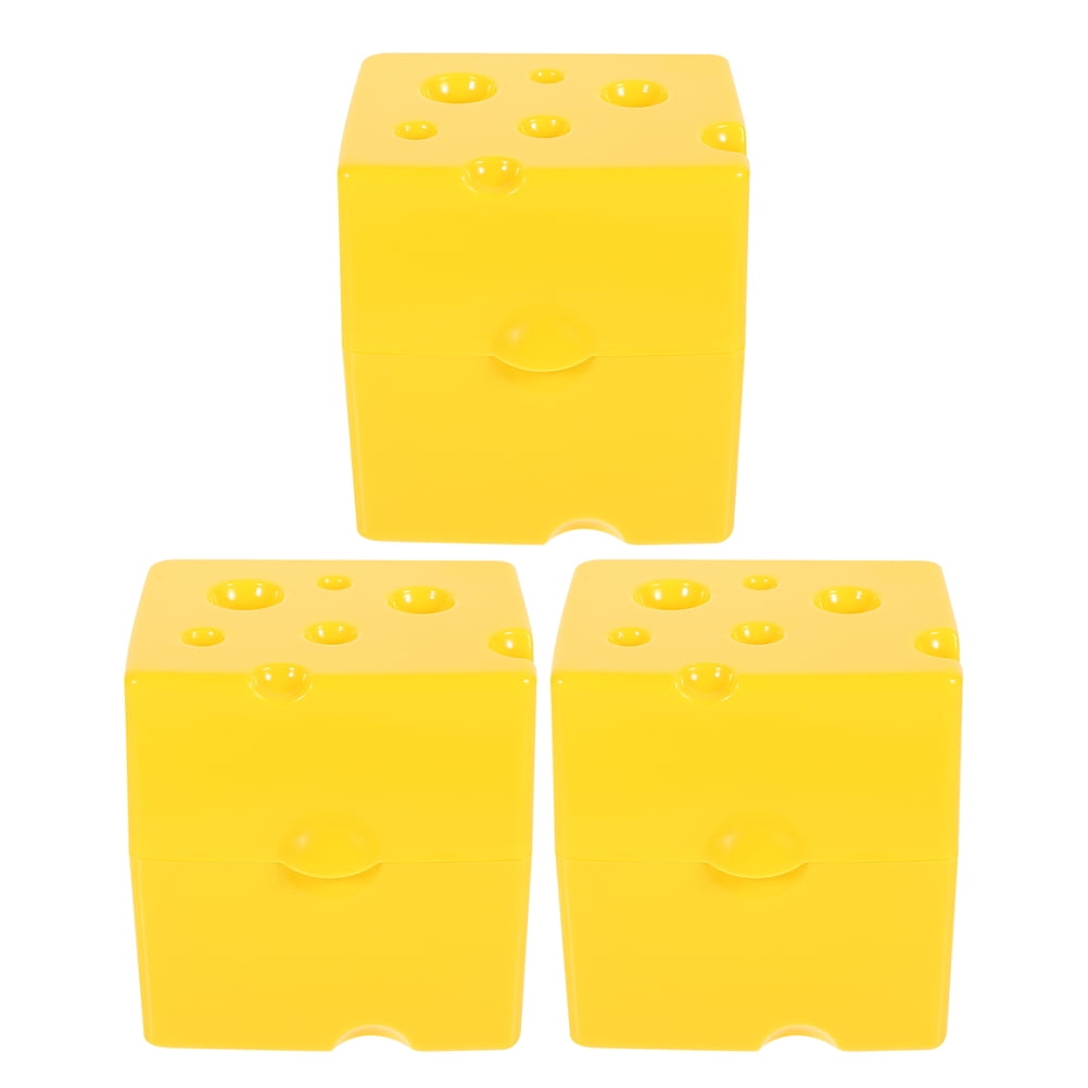 Himition 3pcs Sliced Cheese Storage Container Plastic Cheese Storage ...