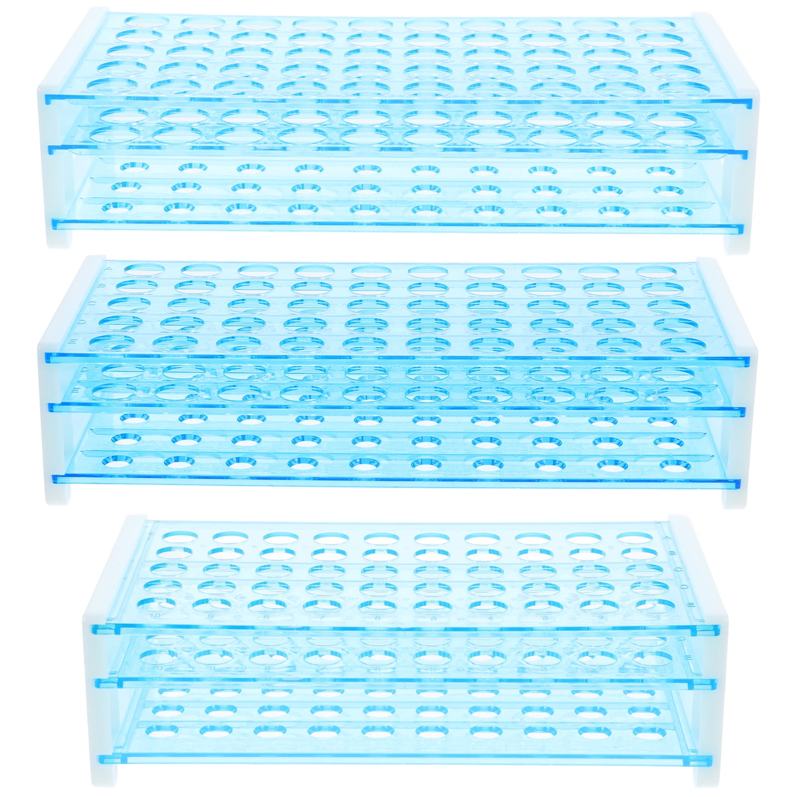 MLINS 3pcs Laboratory Test Tube Holder with 50 Holes for Storage Use ...