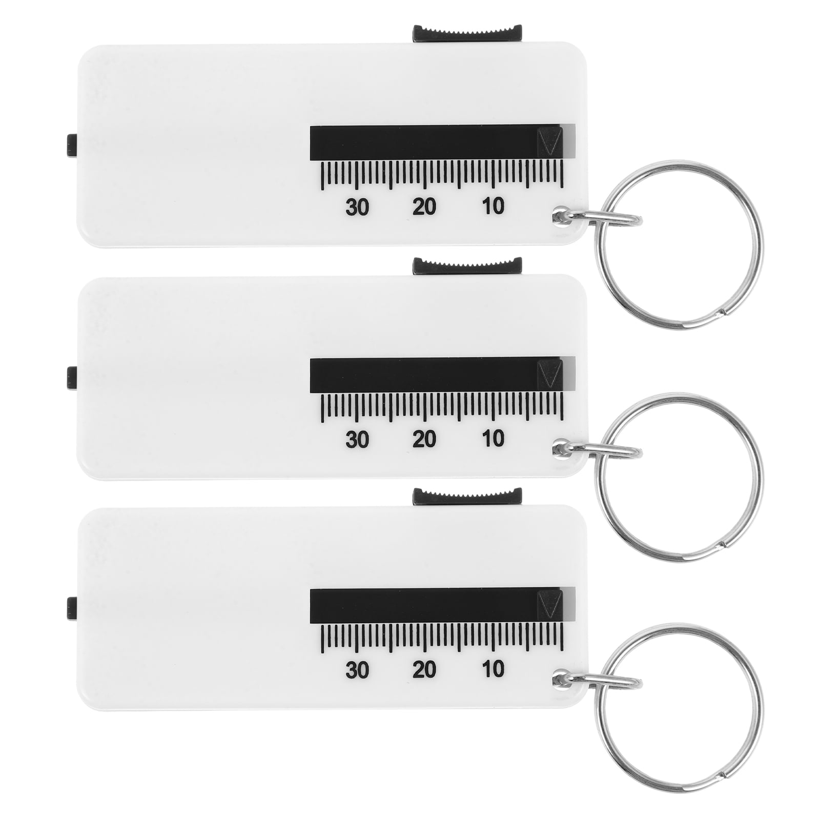 Himition 3pcs Tire Depth Gauge Tire Thread Gauge Automotive Tread Depth ...