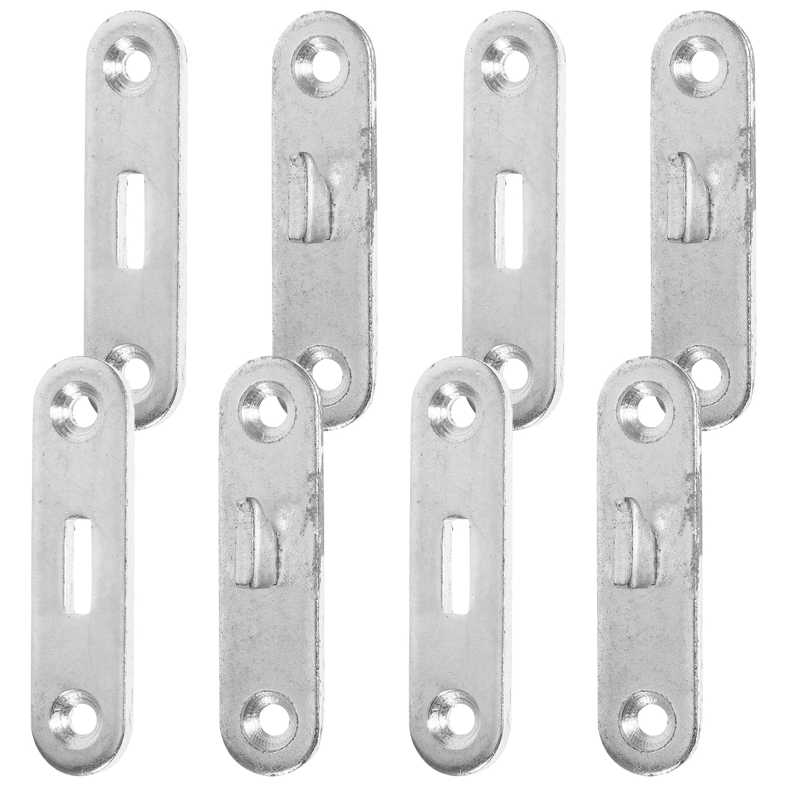 Himition 4 Pairs Bed Rail Fastener Furniture Bed Rail Fitting Headboard ...