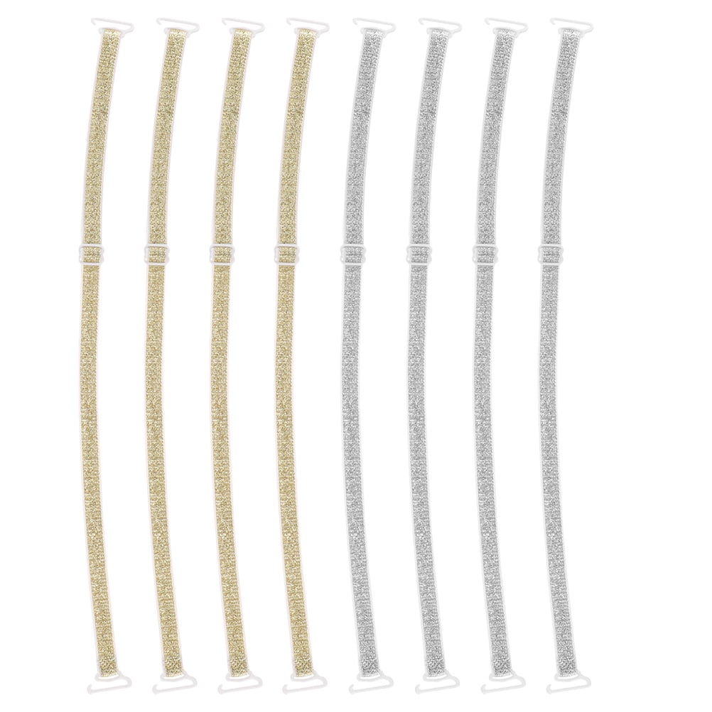 Himition 4 Pairs Of Bra Strap Clips Non-Slip Strap Holder Adjustable ...