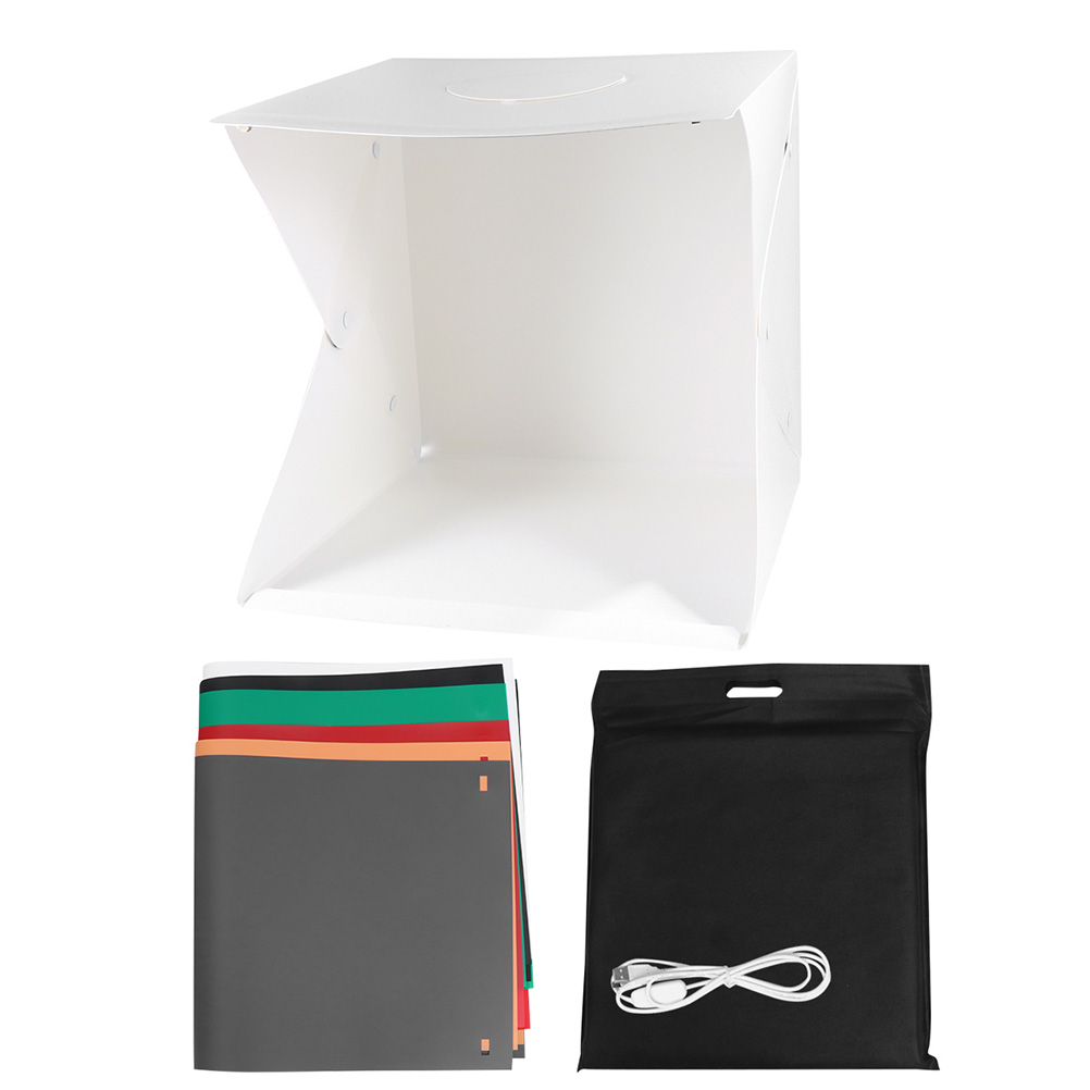 Himition 40cm Dual Light 6 Colors Mini Photo Studio Shooting Tent Photo ...