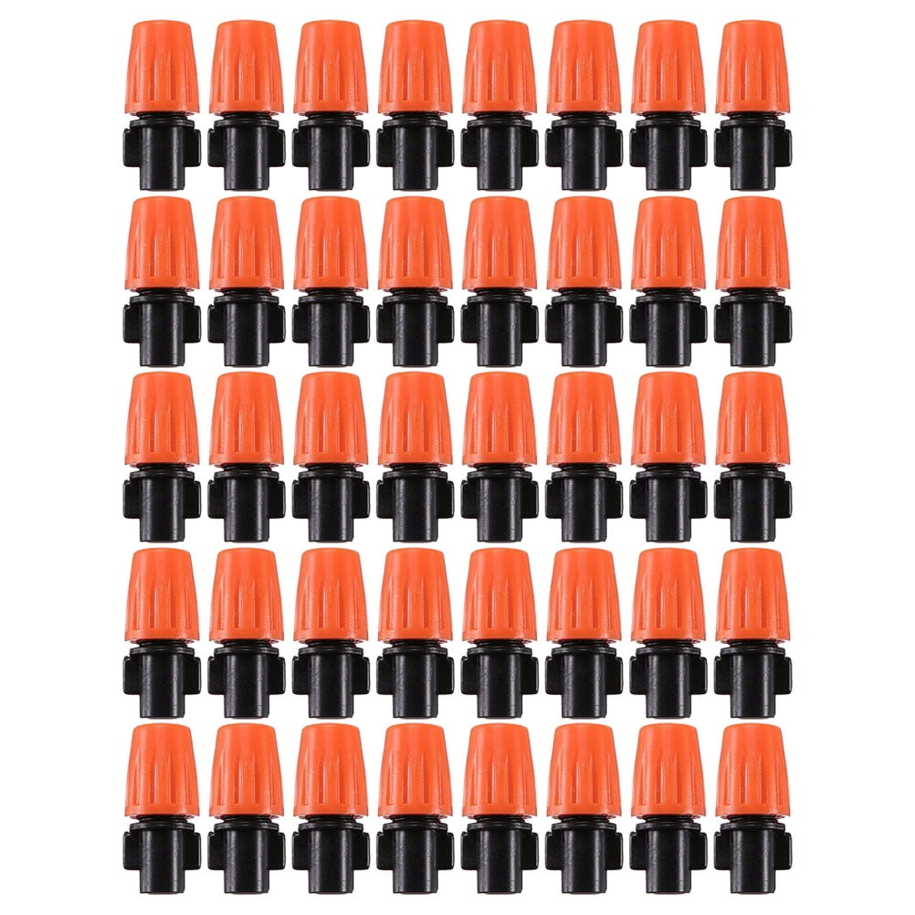 Himition 40pcs Irrigation Adapters Irrigation Nozzles Garden Irrigation ...