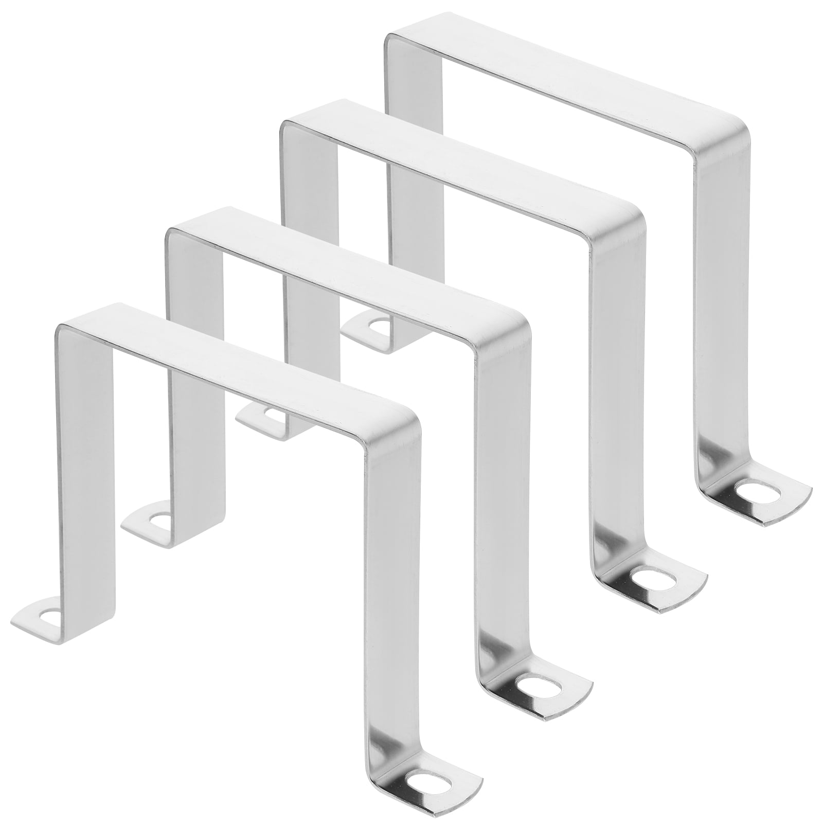 Himition 4pcs Pipe Clamp U Clip Pipe Hanger And Support Stainless Steel ...