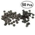 MLINS 50 Sets Sew On Snaps Buttons Metal Snaps Fasteners Press Studs ...