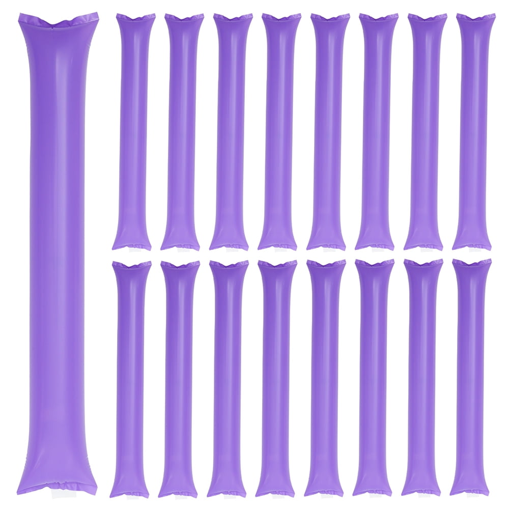 Himition 50Pcs Inflatable Boom Plastic Sticks Cheering Sticks Noise ...