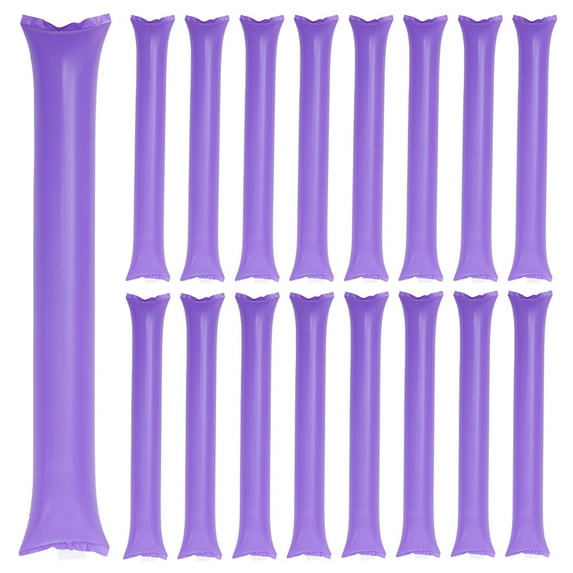 Himition 50Pcs Inflatable Boom Plastic Sticks Cheering Sticks Noise ...