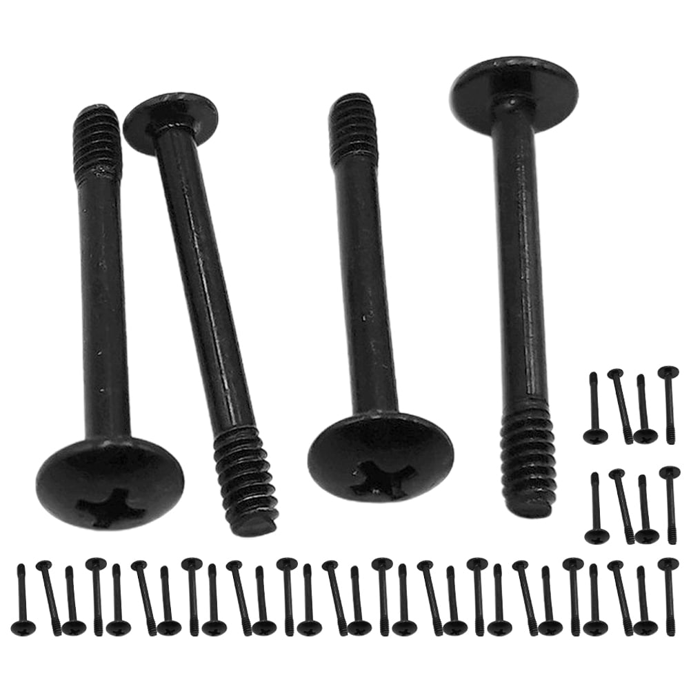 FELTECHELECTR Computer Case Fan Screws Black Steel for Mounting 50Set ...