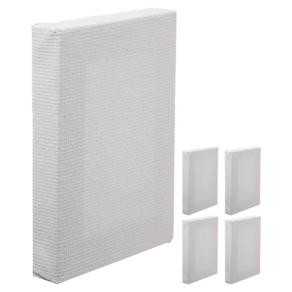 Himition 5Pcs Oil Painting Canvas Frames Mini Painting Sketchpads Kids ...