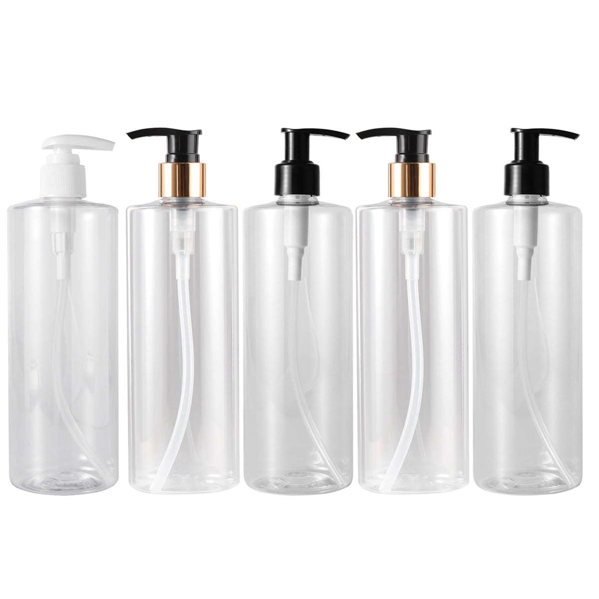 Himition 5pcs 500ml Empty Lotion Bottles Containers Plastic Toiletry ...