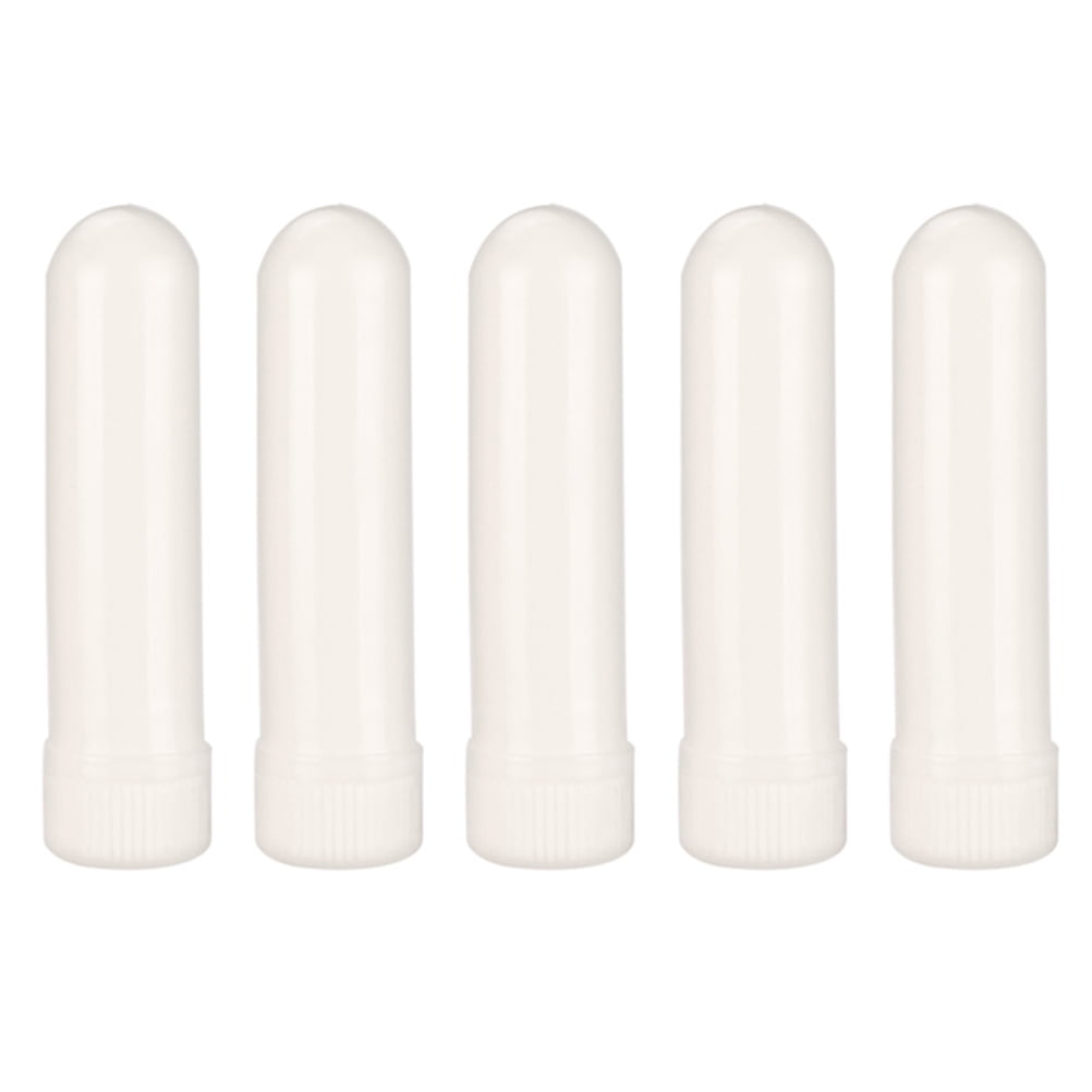 Himition 5pcs Essential Oil Aromatherapy White Nasal Inhaler Tubes ...