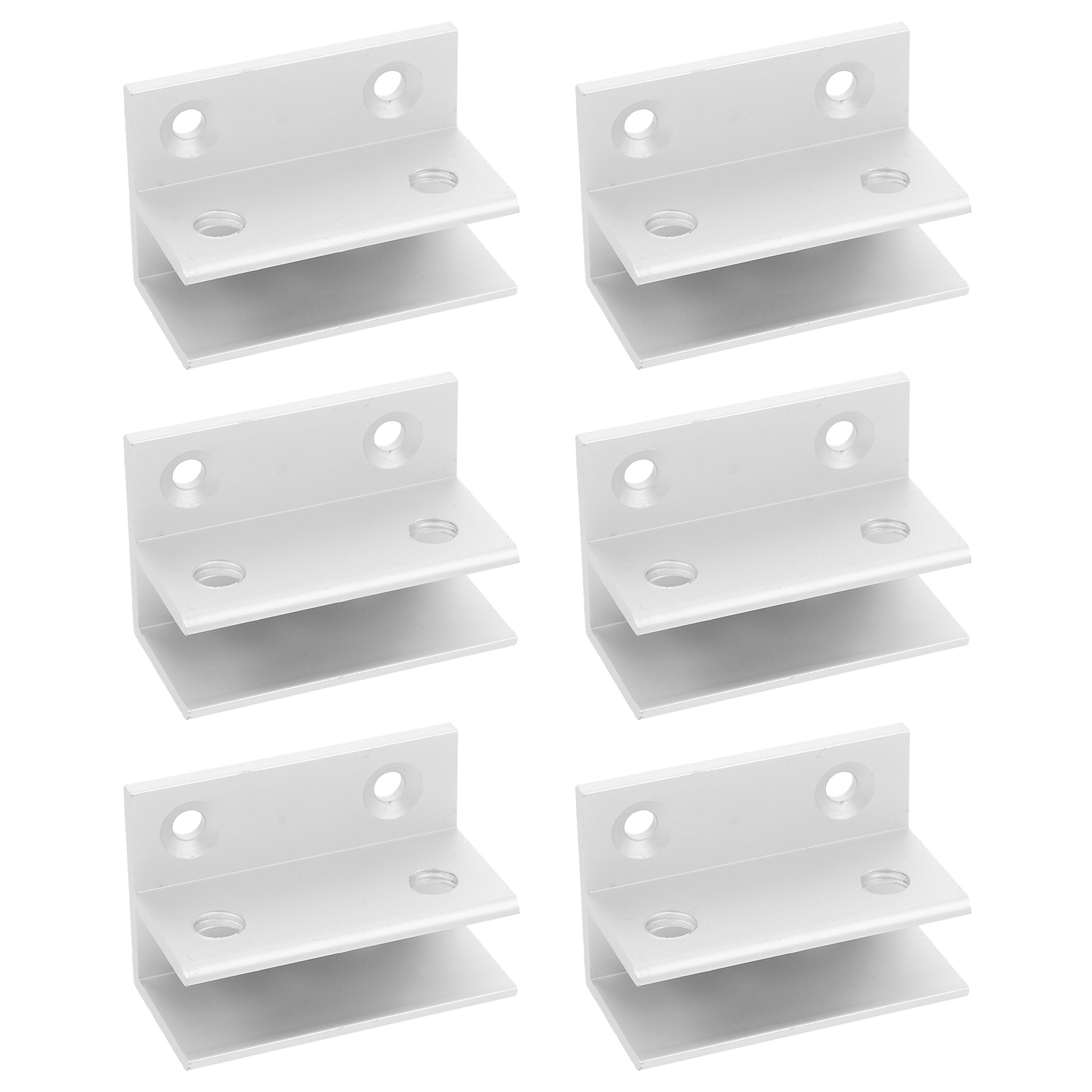 Himition 6Pcs Aluminum Alloy Clamp Glass Panel Support Glass Bracket ...