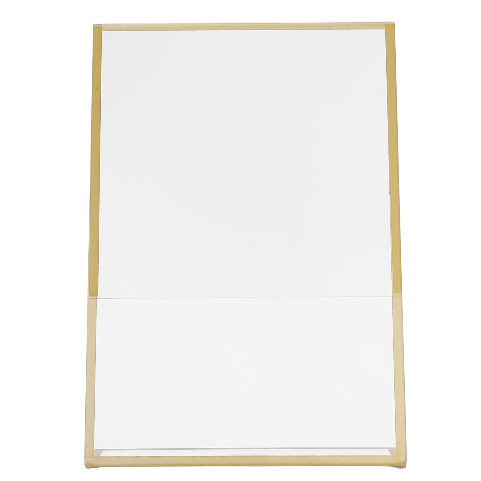 Himition 6pcs Acrylic Sign Holder L Shape Double Sided Clear Table Top ...