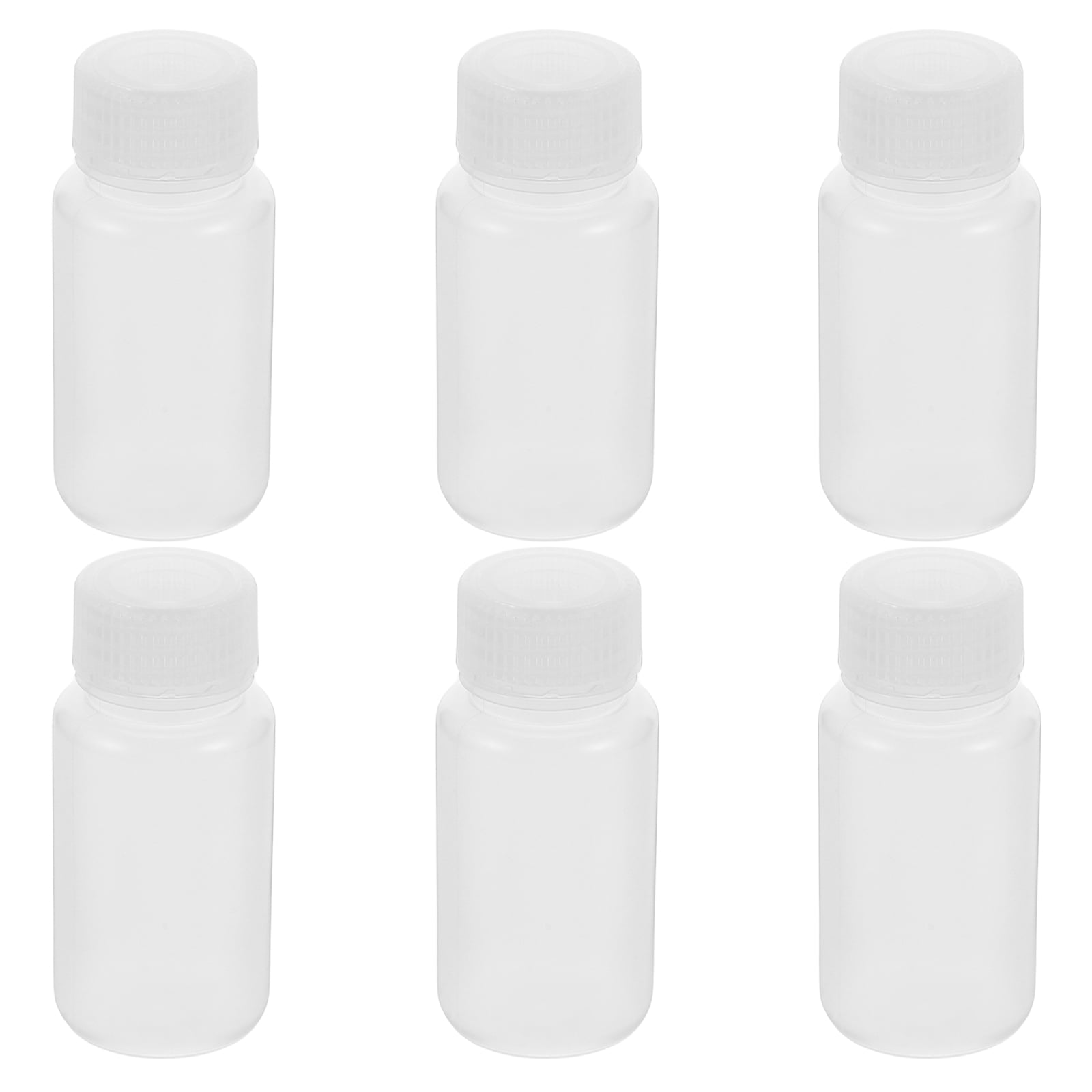 Himition 6pcs Chemical Reagent Bottles Small Sample Containers Sealing ...