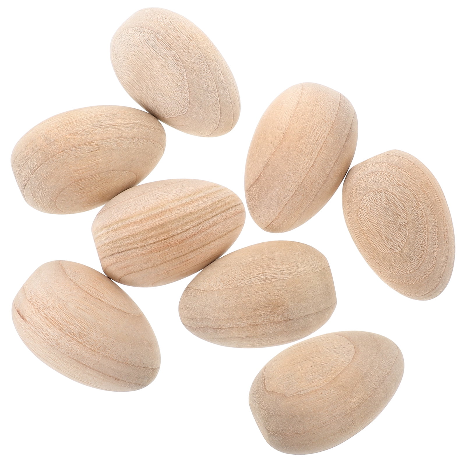 Himition 8pcs Cedar Blocks for Clothes Storage Natural Wood Egg Shakers ...