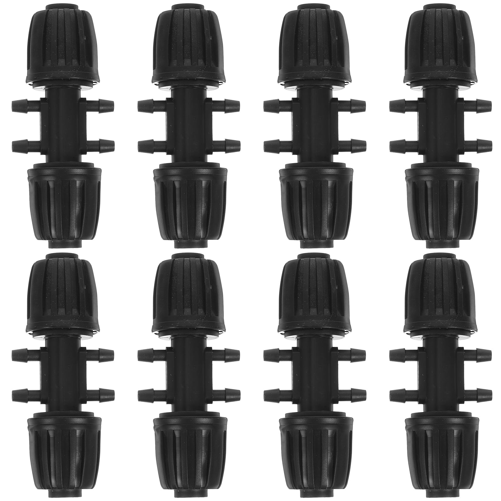 Himition 8pcs Drip Irrigation Kits Barbed Plastic Quick Connector Drip ...