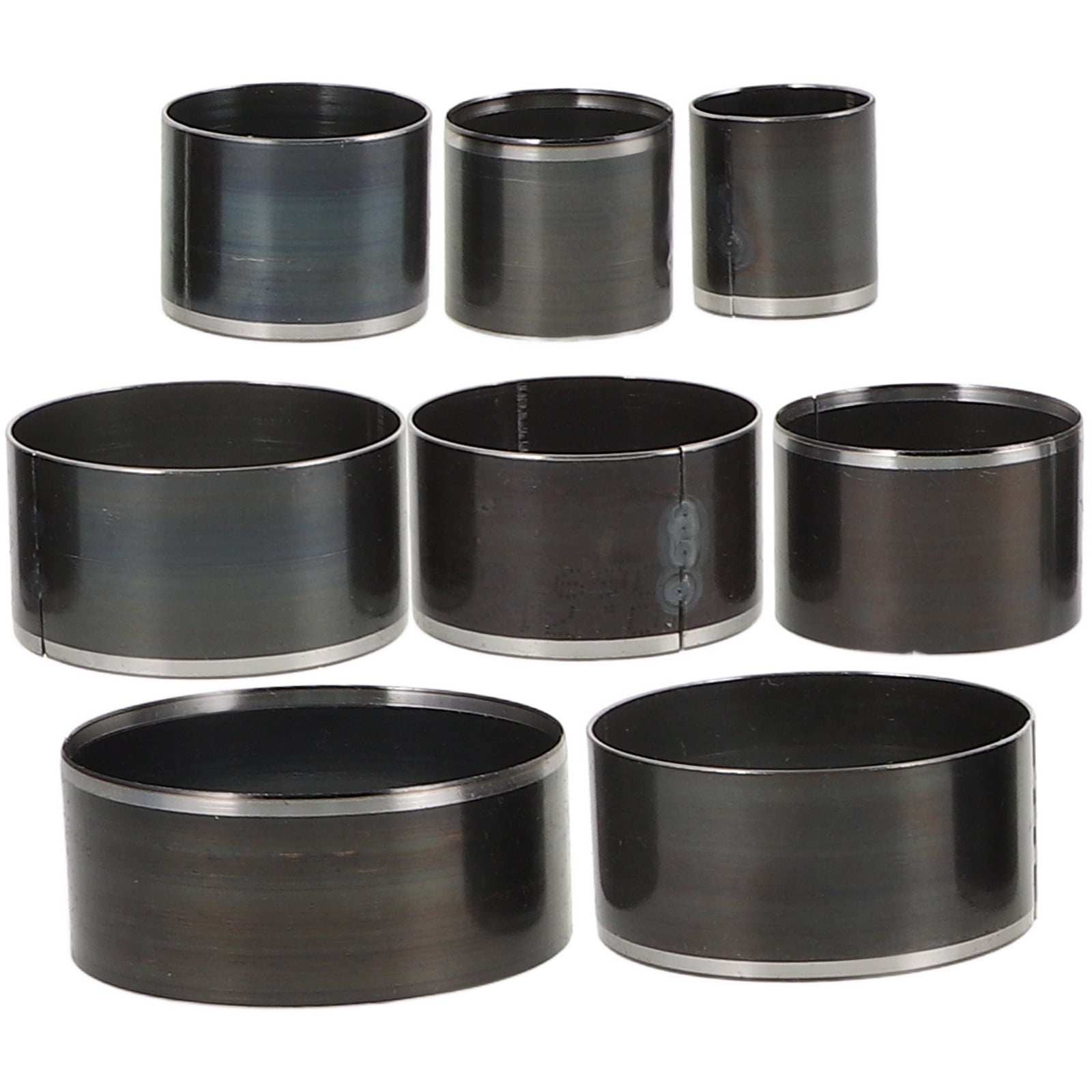 Himition 8pcs Leather Stitching Kit Leather Circle Punch Metal Leather ...