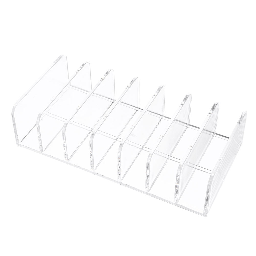 Himition Acrylic Seven-grid Cosmetics Display Rack Multi-purpose ...